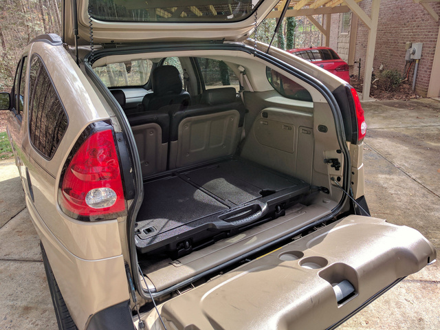 Pontiac Aztek Rally Tent Interior